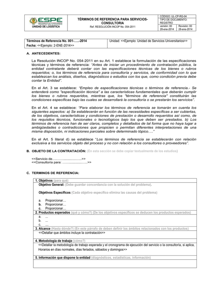 SOLICITUD DE ADQUISICIÓN - Inicio