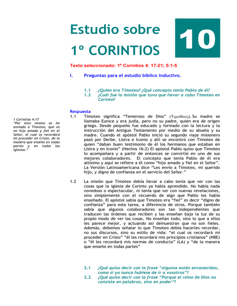 1º Corintios 4