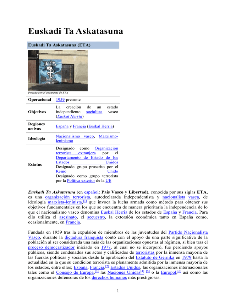 Euskadi Ta Askatasuna