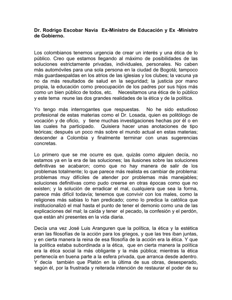 Rodrigo Escobar Navia