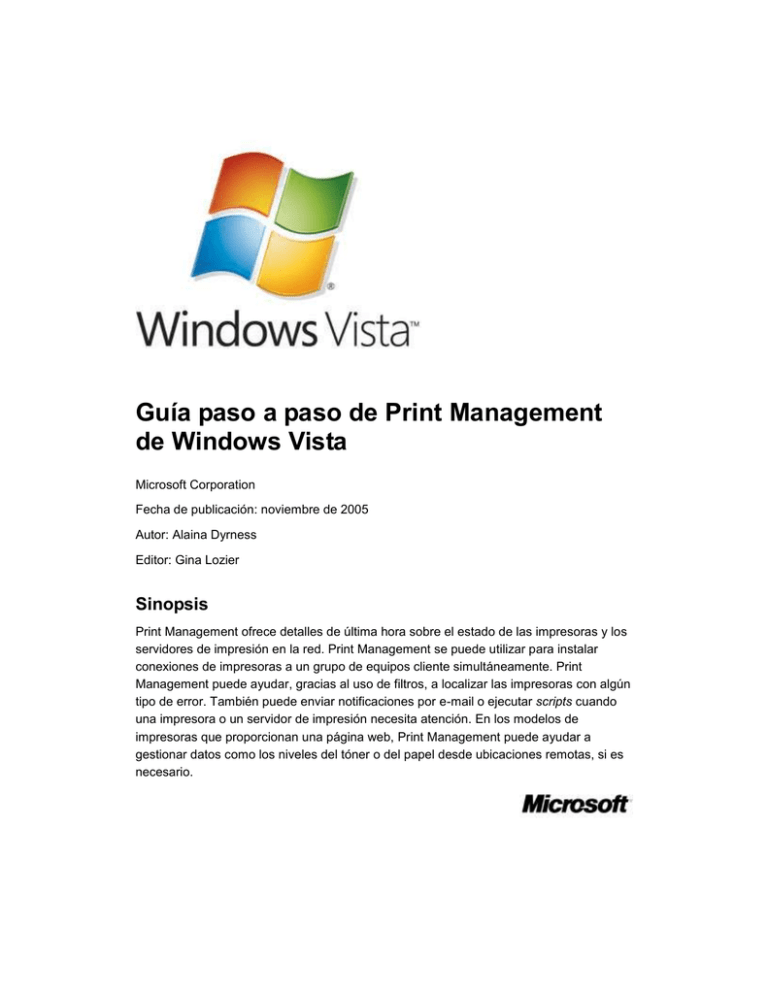 ¿Qué es Print Management?