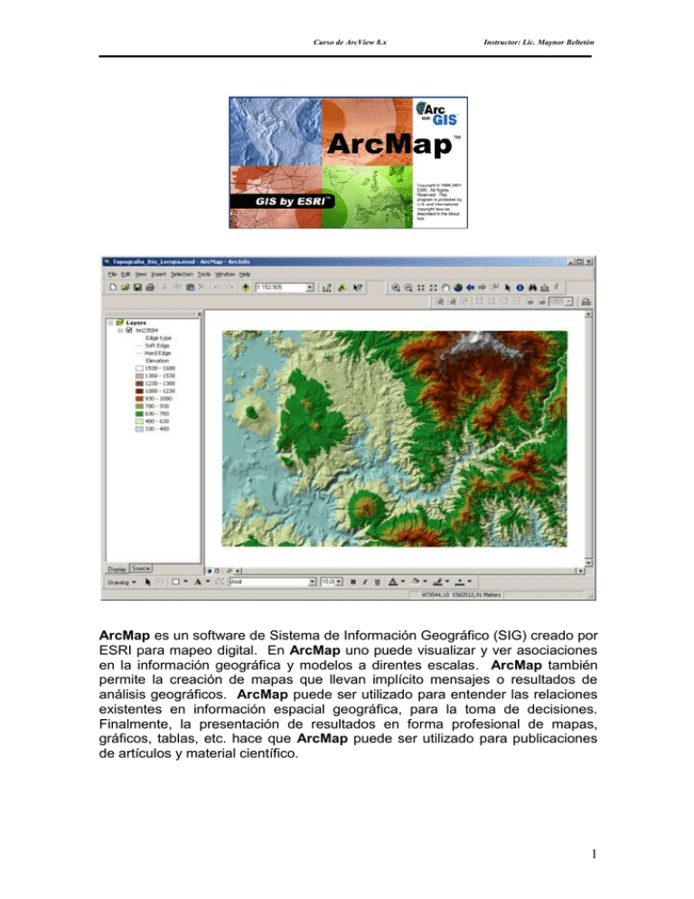 ArcMap: Introducción