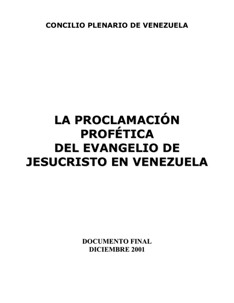 proclamación
