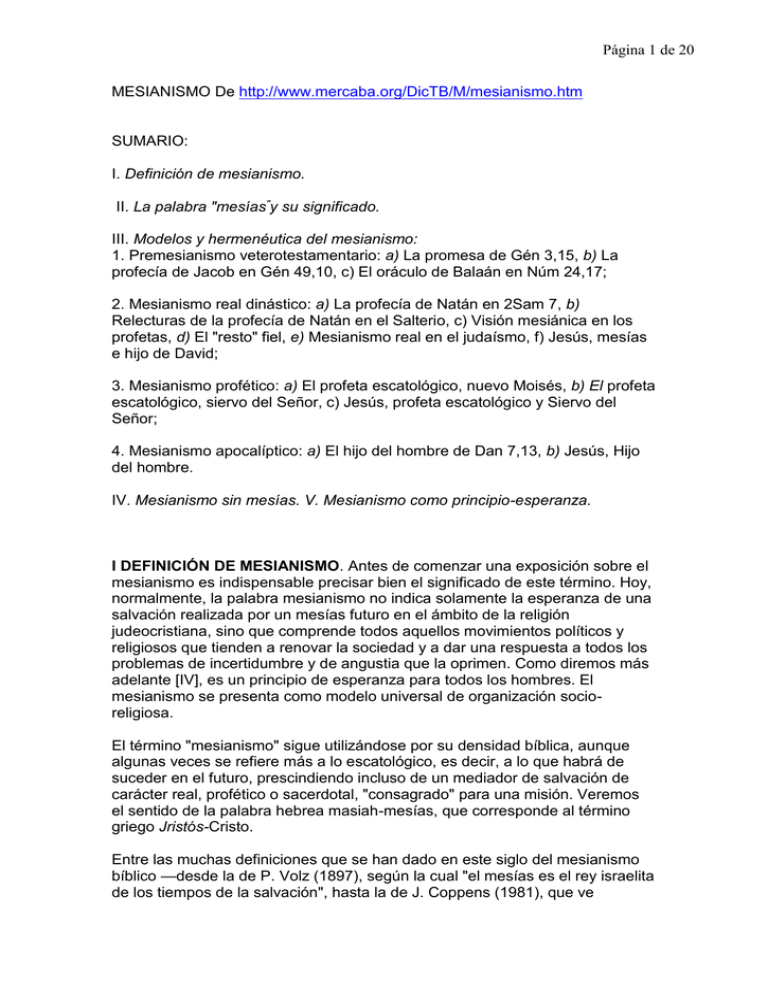 MESIANISMO_del_diccionario_teologia_biblica