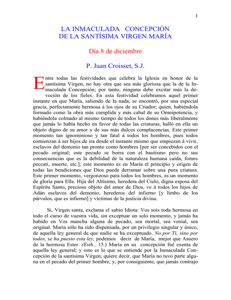 LA INMACULADA CONCEPCIÓN