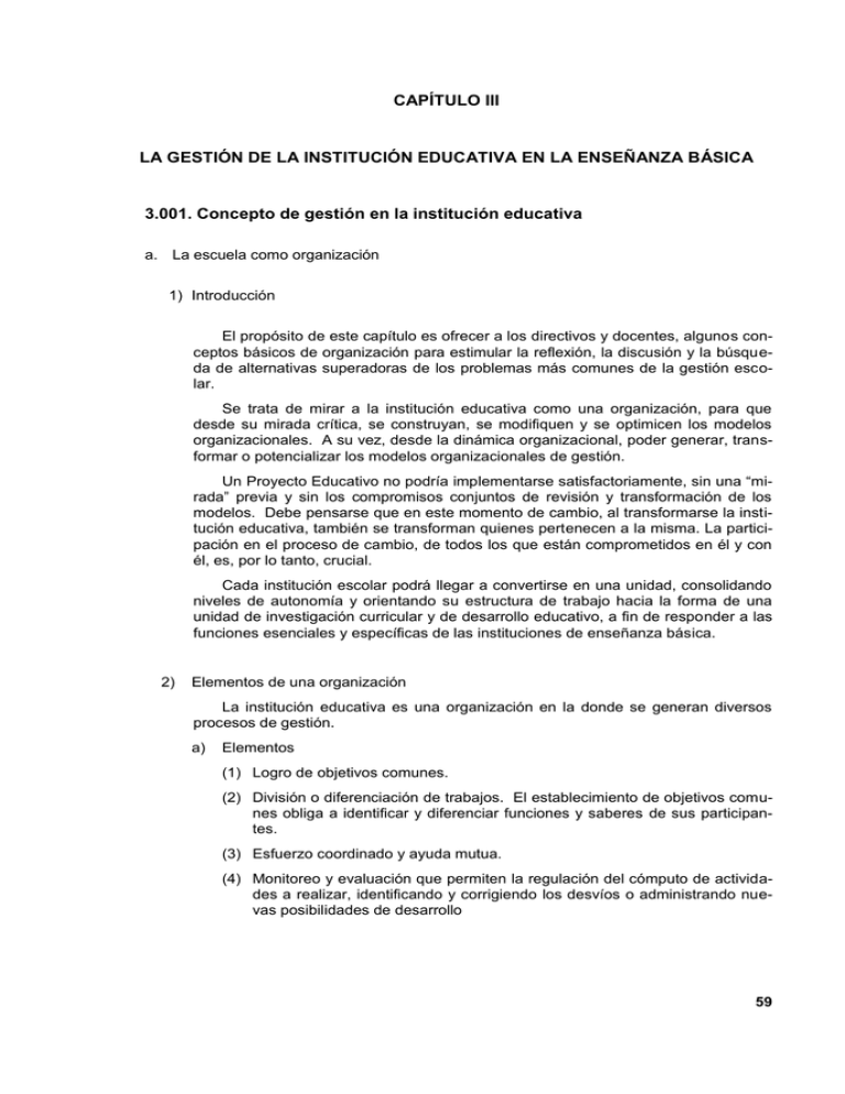 GESTIÓN INSTITUCIONAL - Instituto de Enseñanza Superior del