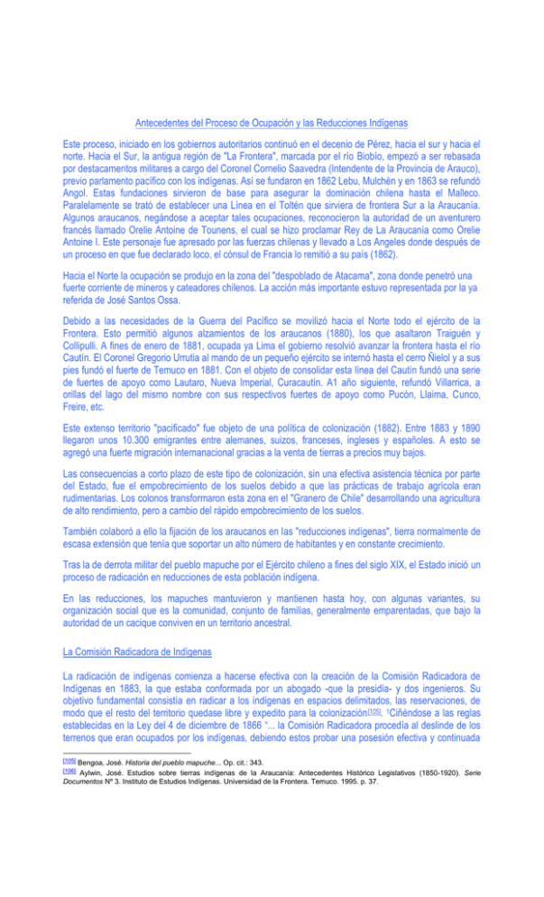 Reducciones Indígenas - Materiales Para Historia y Cs. Sociales