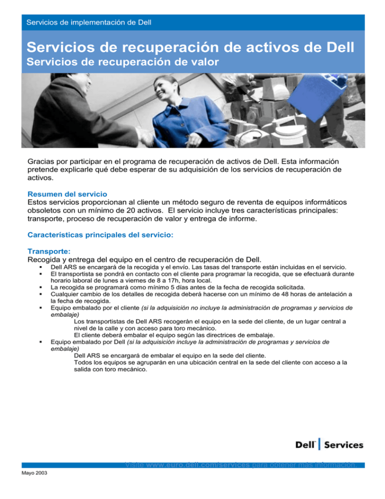 Dell Asset Recovery Services