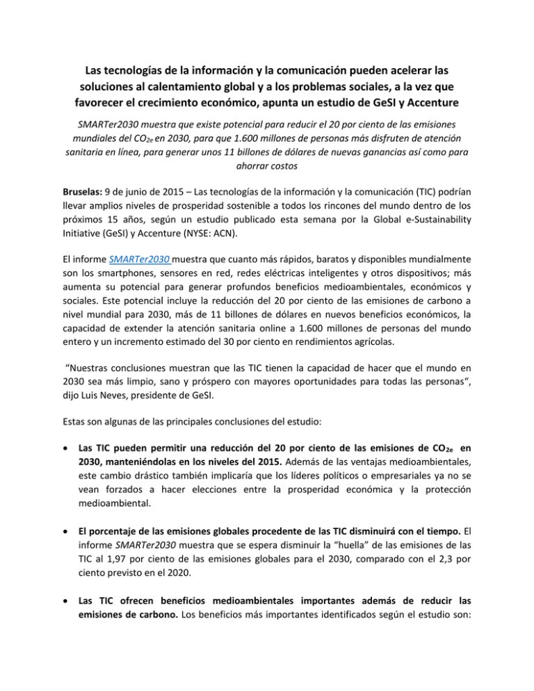 Las tecnologías de la información y la comunicación