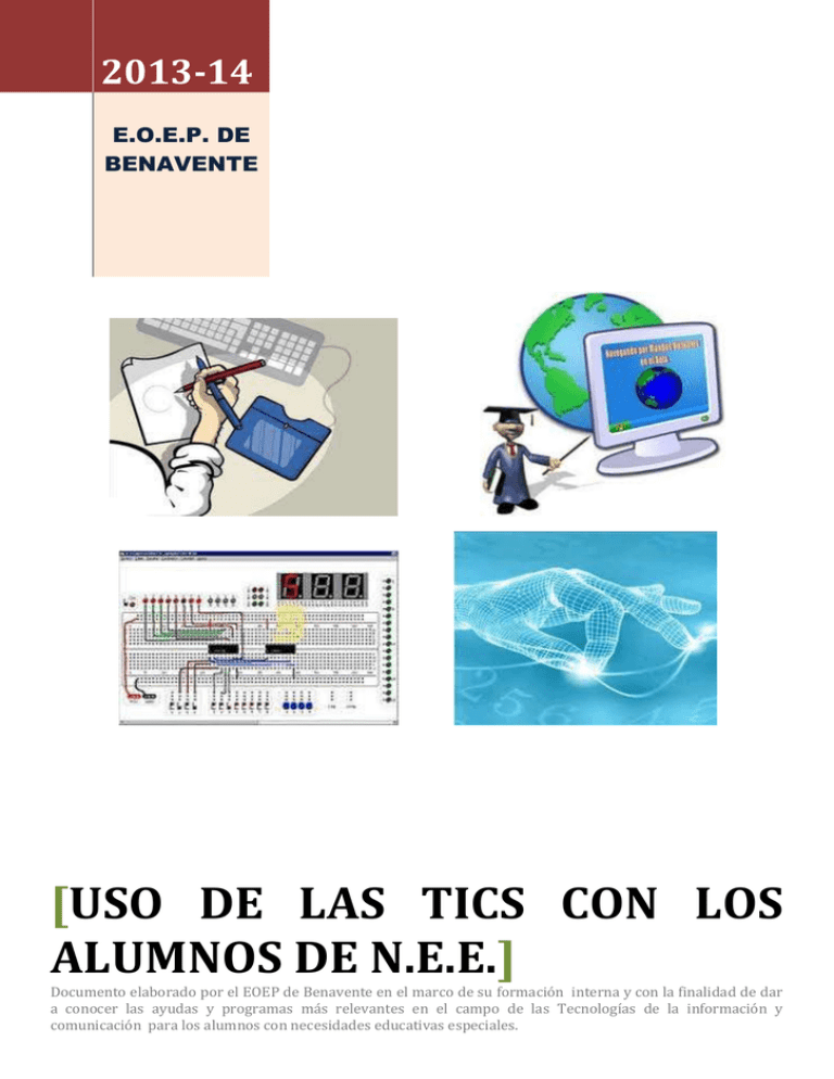 USO DE LAS TICs CON LOS ALUMNOS DE NECESIDADES