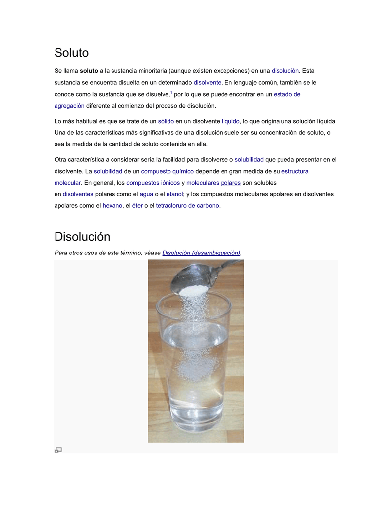 Disolución