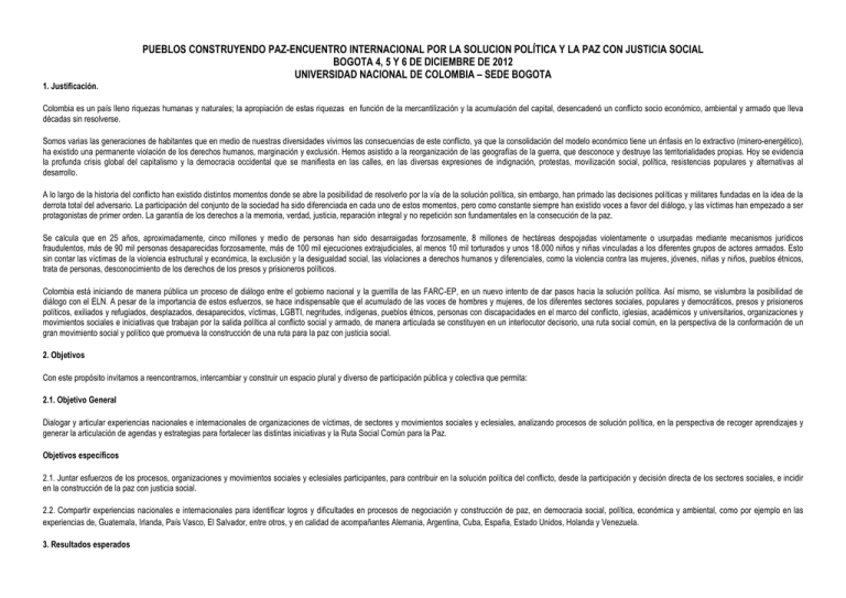 Documento - Asamblea Permanente de la Sociedad Civil por la Paz