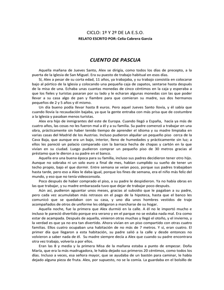CUENTO DE PASCUA