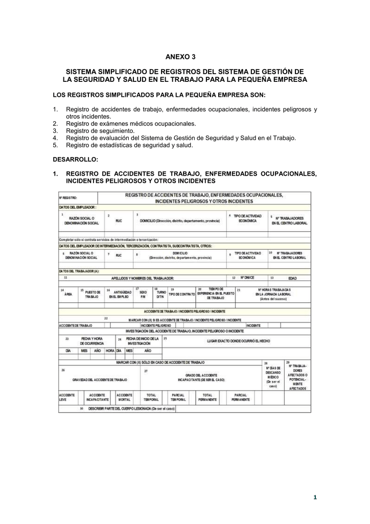anexo3_rm085-2013 - Ministerio de Trabajo