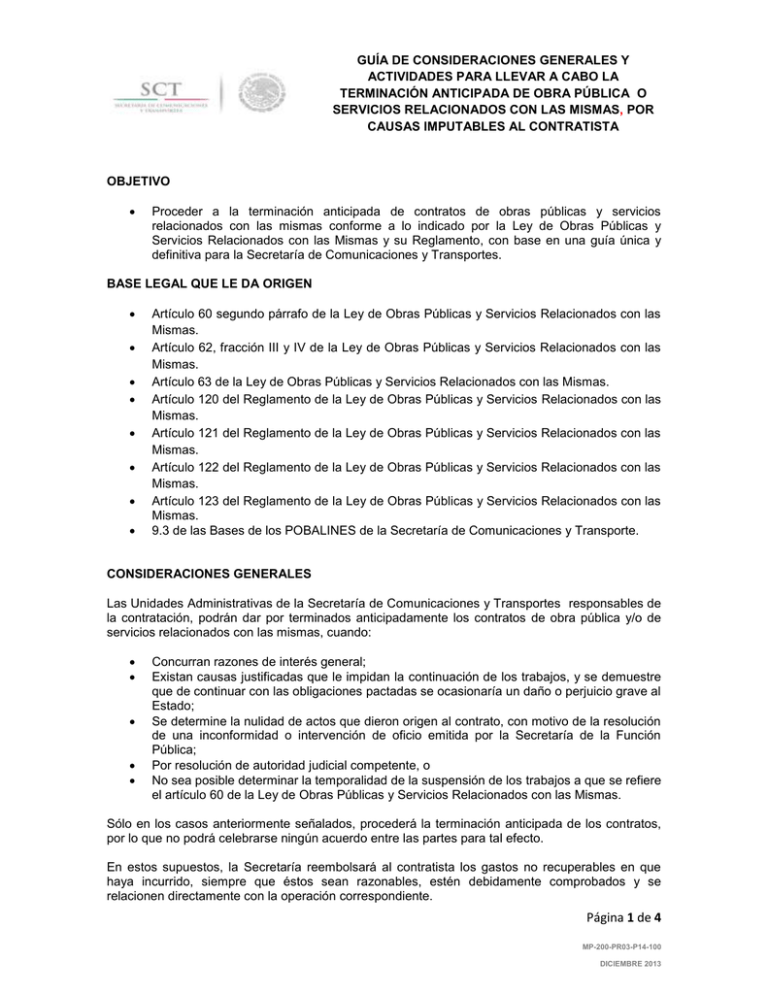GUÍA DE CONSIDERACIONES GENERALES Y ACTIVIDADES