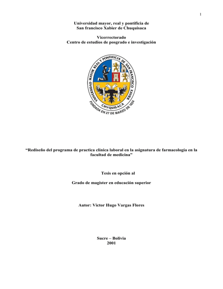 Rediseno del programa de practica clinica laboral Rediseno del programa de practica clinica laboral