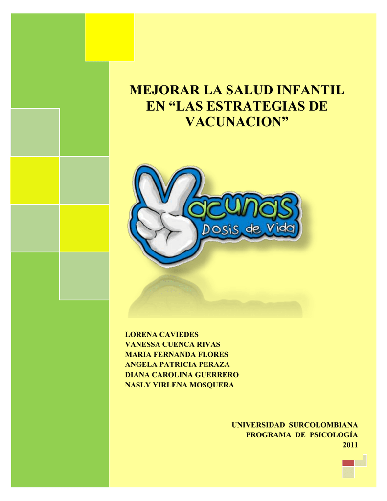 programa salud infantil