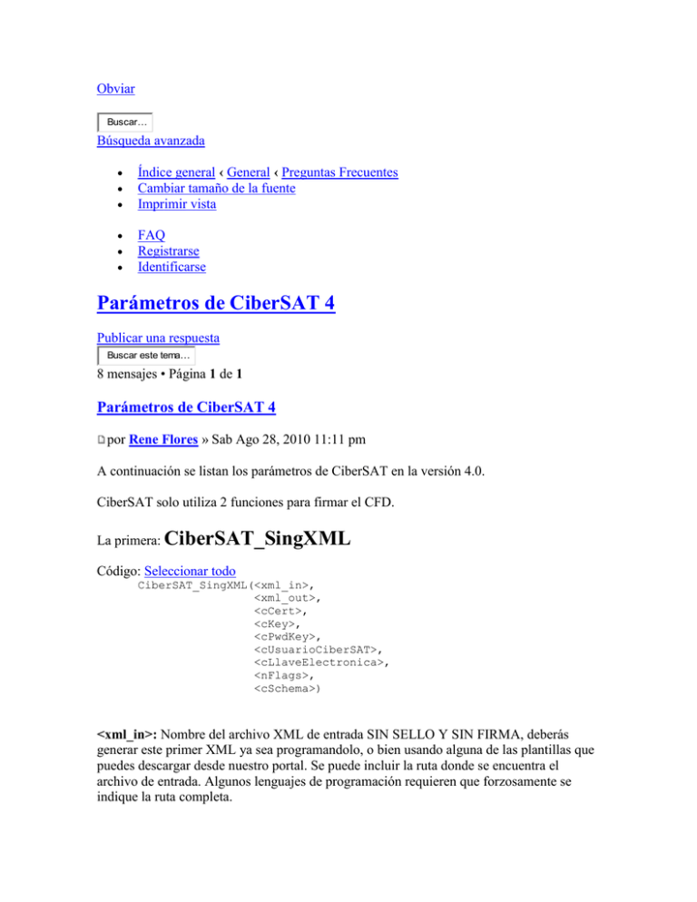 Obviar Búsqueda avanzada Índice general General