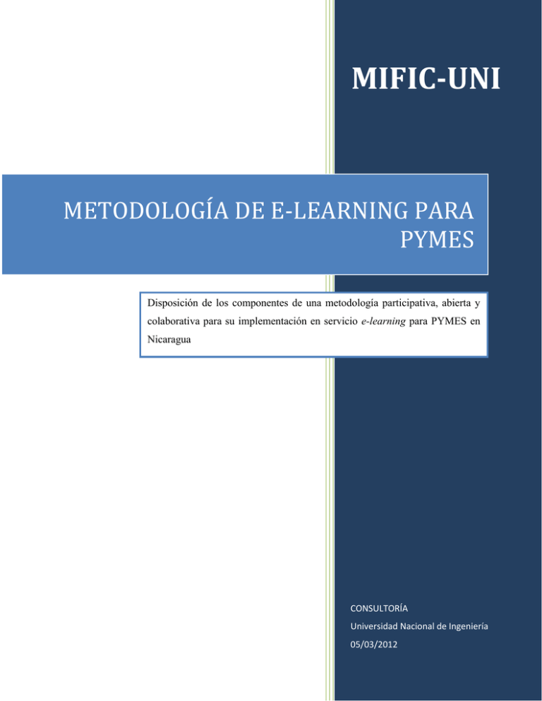 METODOLOGÍA DE E-LEARNING PARA PYMES