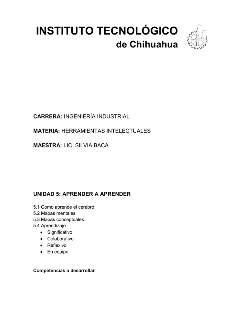 INSTITUTO TECNOLÓGICO de Chihuahua CARRERA: