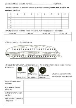 Clasificaciones de Pesas OIML R 111, ASTM E 617 y NIST F