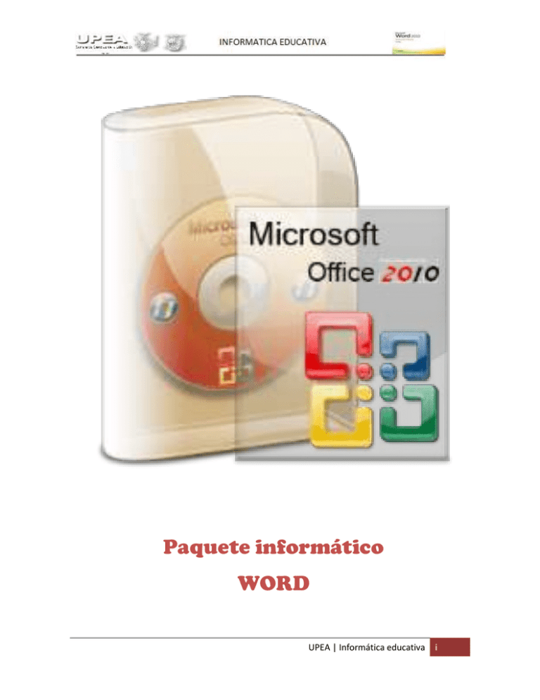 Microsoft Word 2010 - Informatica Educativa