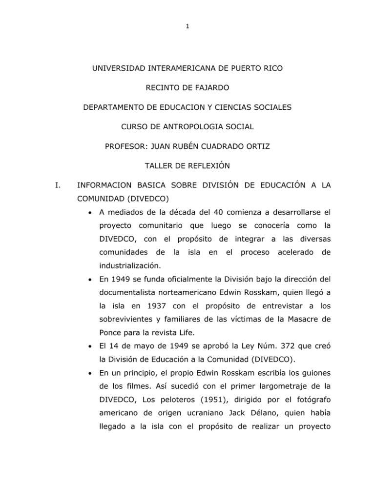 DIVEDCO - Universidad Interamericana de Puerto Rico