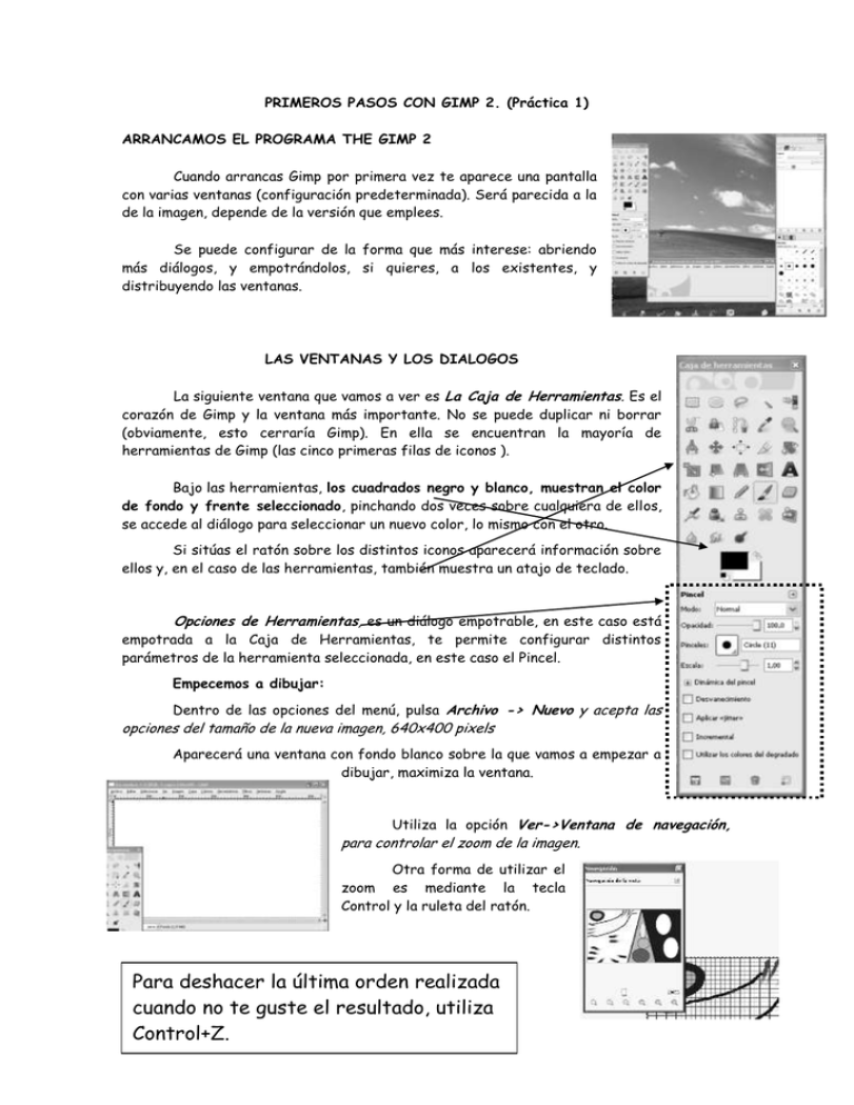 PRIMEROS PASOS CON GIMP 2 parte1