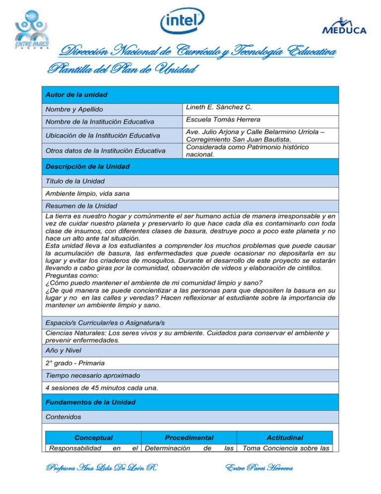 Dirección Nacional de Currículo y Tecnología Educativa