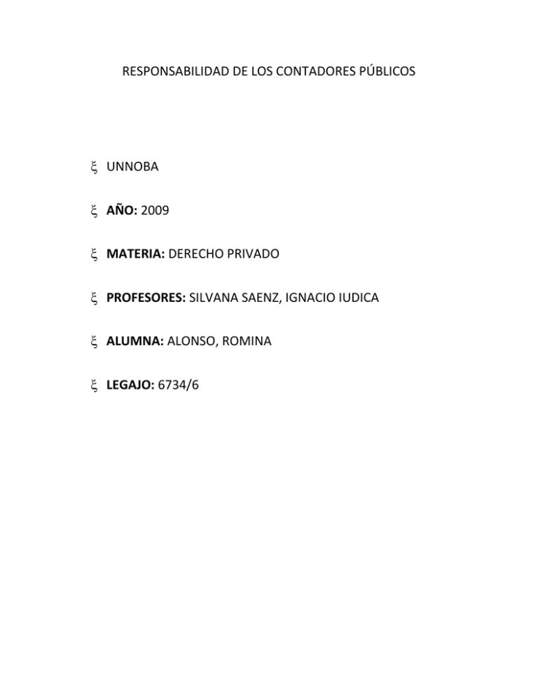 monografia responsabilidad de los contadores públicos