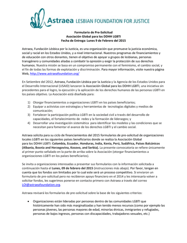 Guías y Formulario en Español aqui