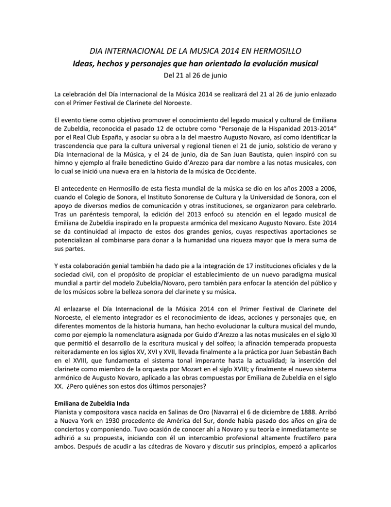 programa general del evento