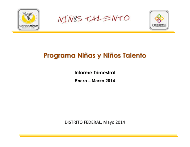 Programa Niñas y Niños Talento