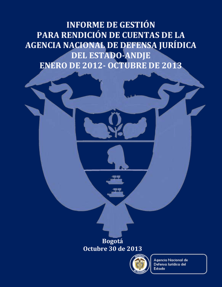 Por La Cual Agencia Nacional De Defensa Jurídica Del Estado