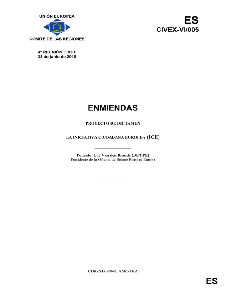 PGDG AM La Iniciativa Ciudadana Europea (ICE)