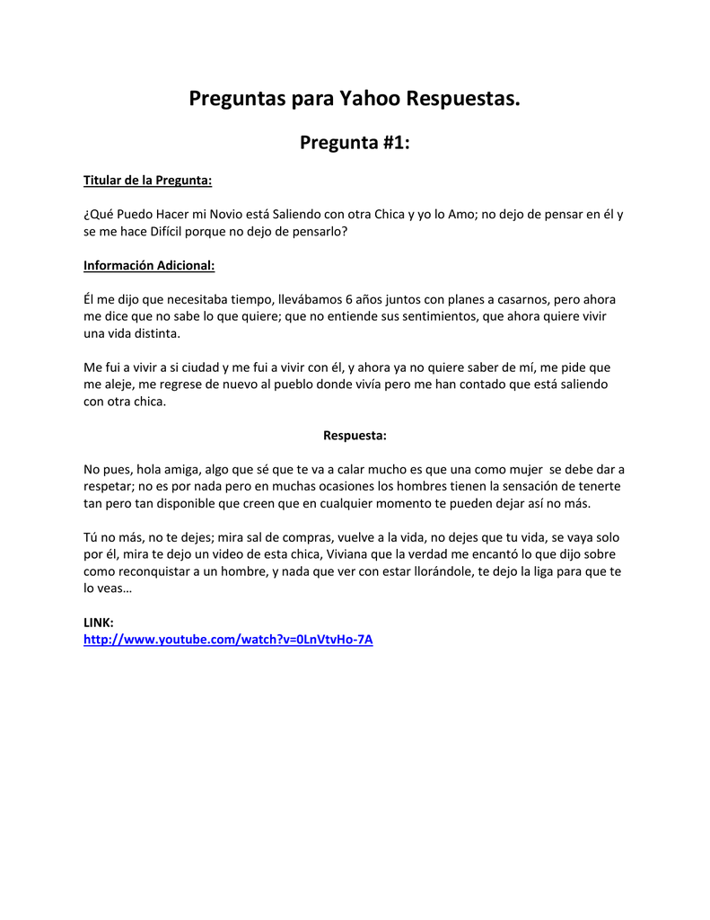 Preguntas Para Preguntar Al Hombre Que Data - Sitios Online Para ...