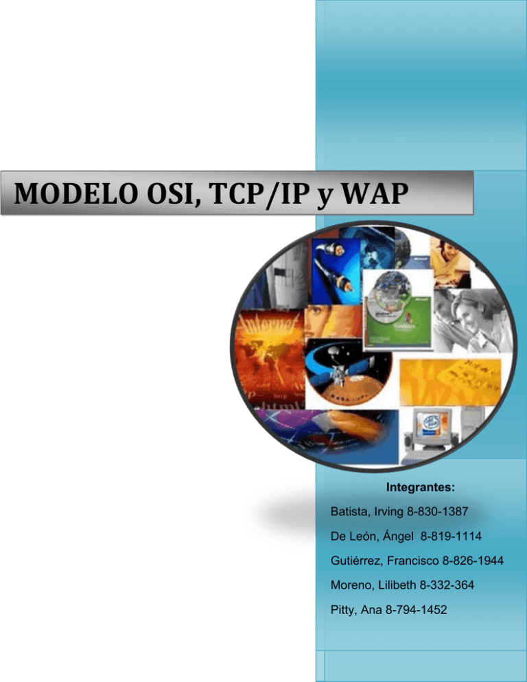 MODELO OSI, TCP/IP y WAP