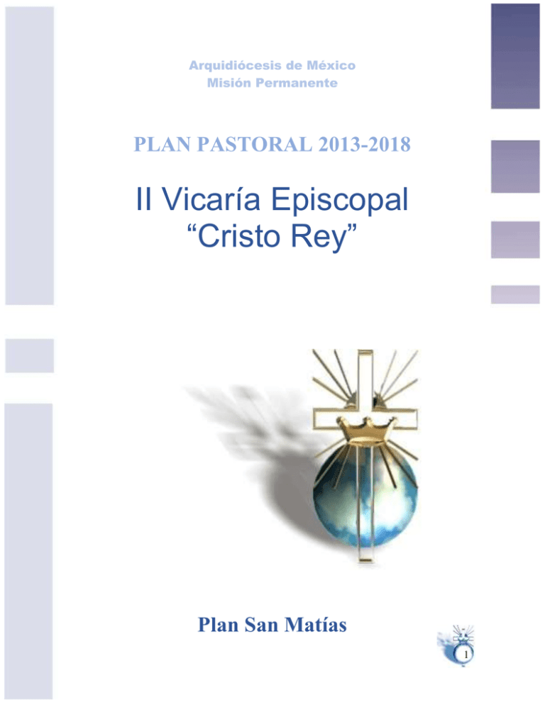 PLAN ESTRATÉGICO DE PASTORAL - II Vicaría Episcopal "Cristo