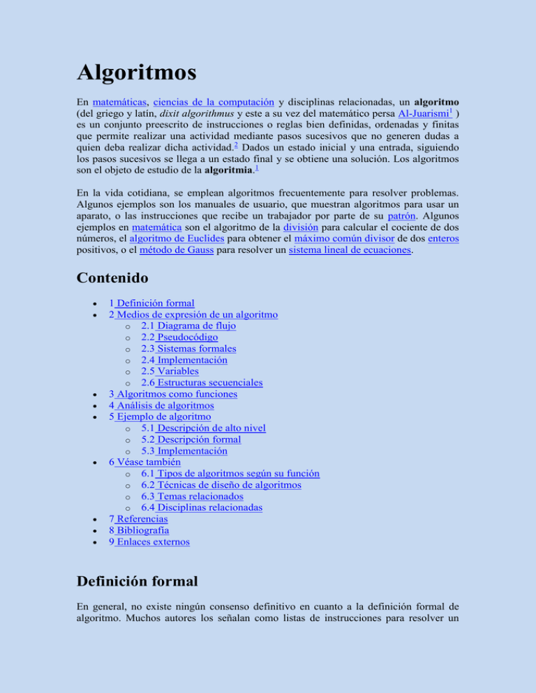 Algoritmos