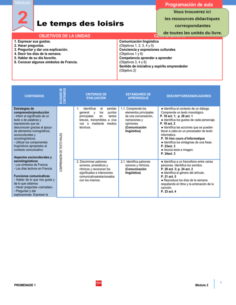 2 Le temps des loisirs