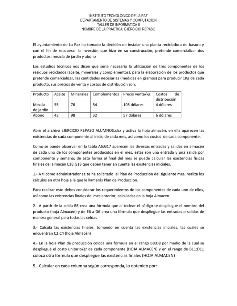 EJERCICIO REPASO COMPLETO