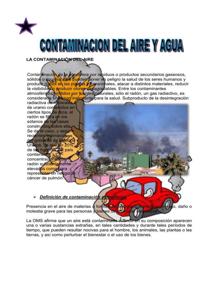 LA CONTAMINACIÓN DEL AIRE