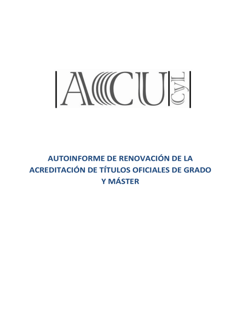 modelo de Autoinforme