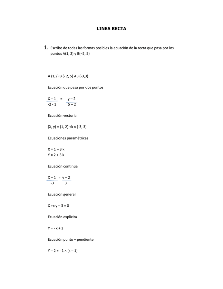 LINEA RECTA (1713498)