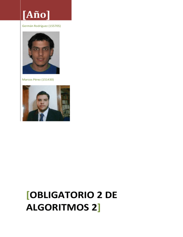 Obligatorio 2 de algoritmos 2