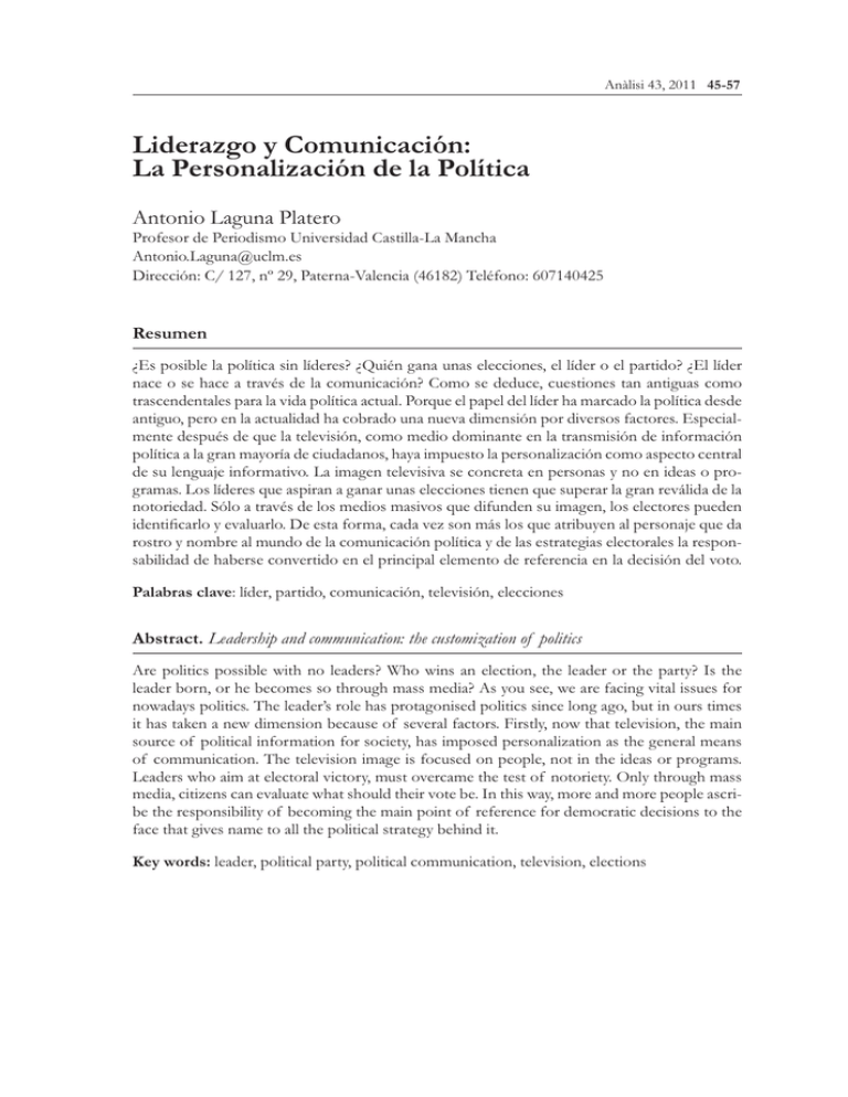 Liderazgo y comunicaci n