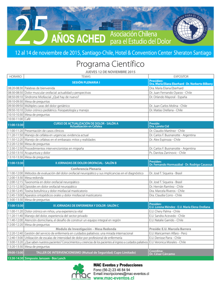 Programa Científico