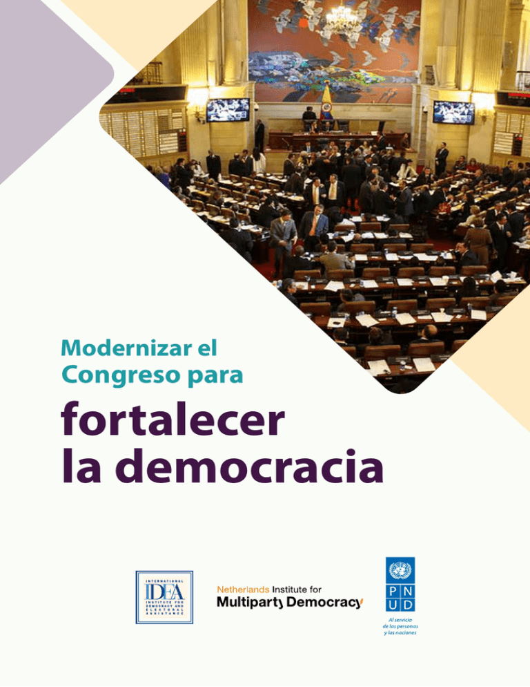 la democracia fortalecer Congreso para Modernizar el