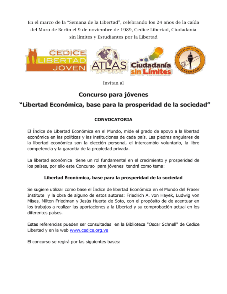 En el marco de la “Semana de la Libertad”, celebrando... del Muro de Berlín el 9 de noviembre de ...