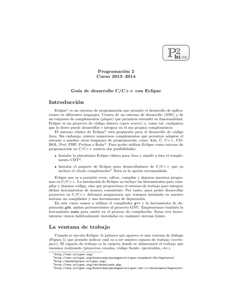 Introducci´ on Programaci´ on 2